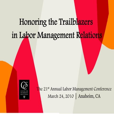 2010 CCS Honoree power point | PPT