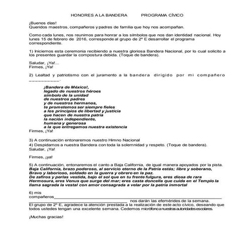 Programa civico | DOCX