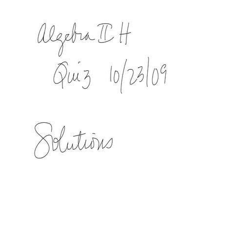 Honors 2 Quiz Oct | PPT