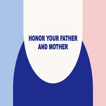 the biblical commandment to honor one’s parents, as stated in Exodus 20 ...