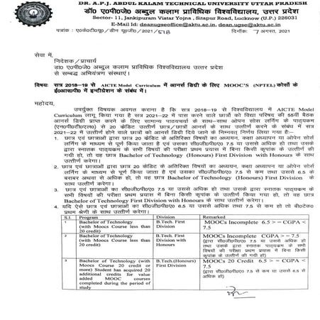 Honours Degree MOOCS (NPTEL) Courses.pdf