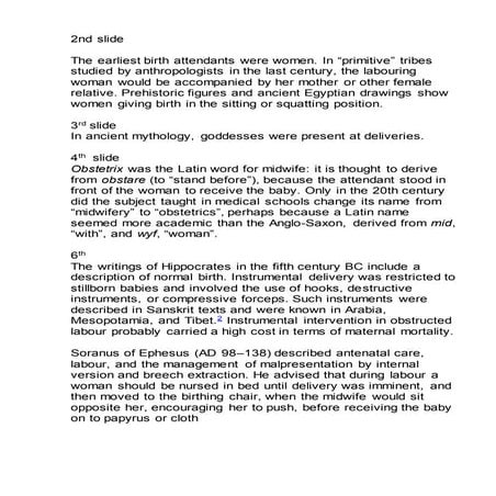 History Of obstetrics#2 | DOCX