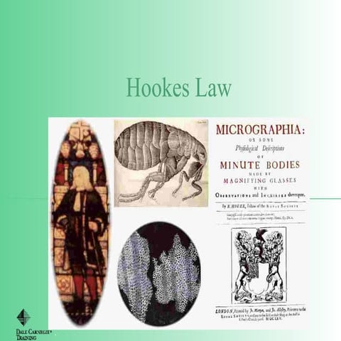 Hooke's Law Slideshow Deck for Learning Science | PPTX