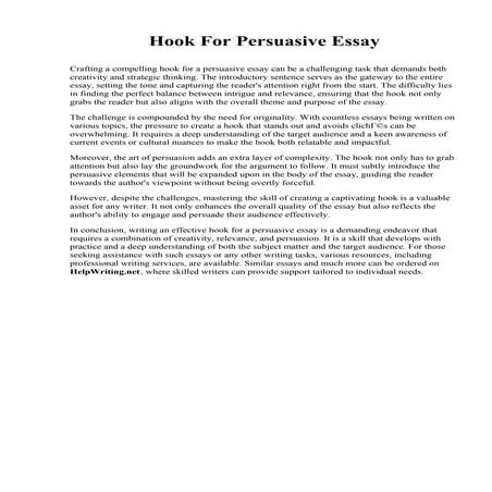 Hook For Essay Example.pdf
