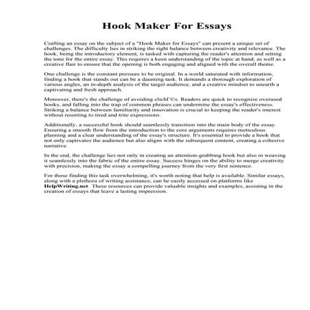 Hook Maker For Essays.pdf