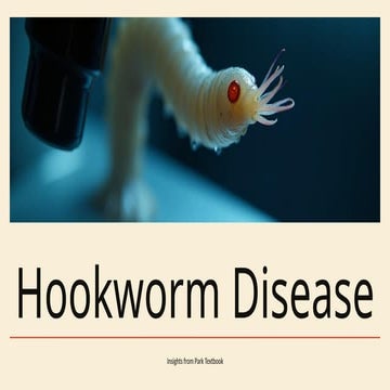 Hookworm Disease.pptxfjzfuzifzigxgxogxogxogxgxifx | PPTX