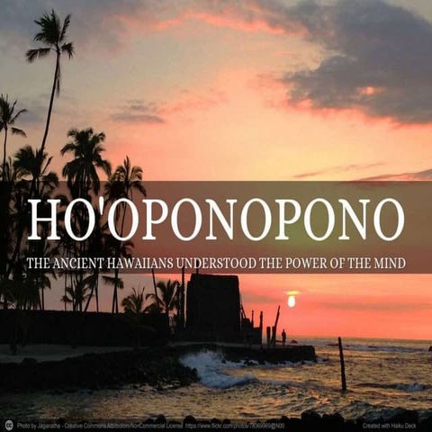 Ho'oponopono Secrets | PPTX