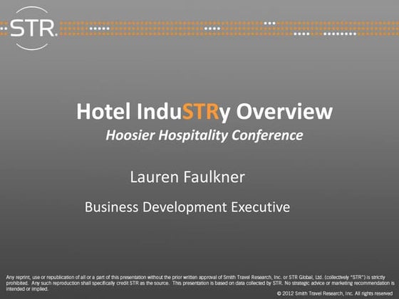 HowTo Use the STAR Report - STR Global.pdf | Hotel Properties | Real Estate