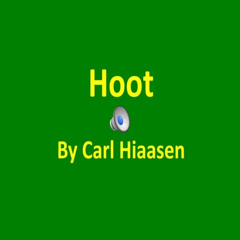 Hoot book trailer | PPT