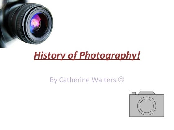 History of photography | PPTX