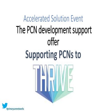 PCN development event | PPTX