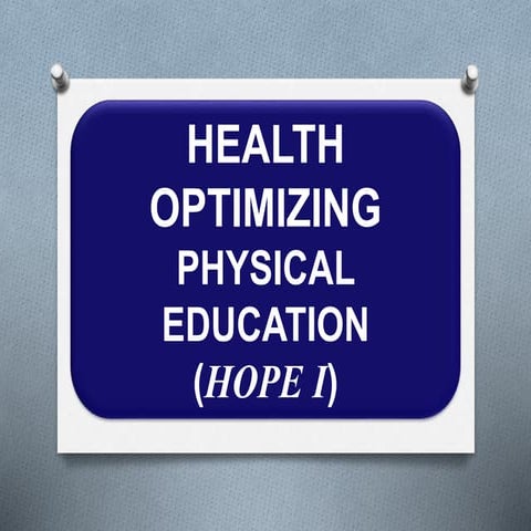 HOPE1 LESSON 1 | PPTX