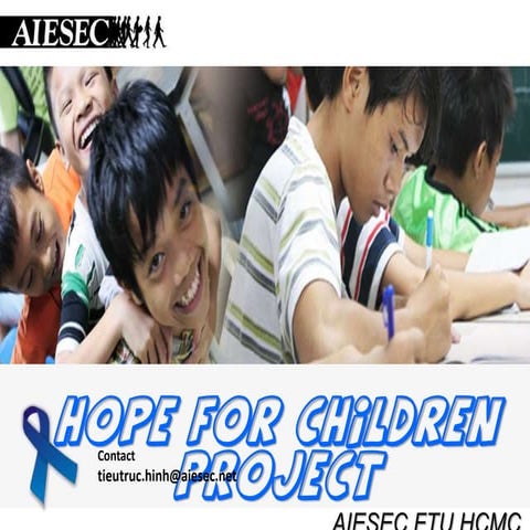 Hope for children project | PPTX