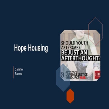 Hope Housing - Human Services Non-Profit Organization | PPT