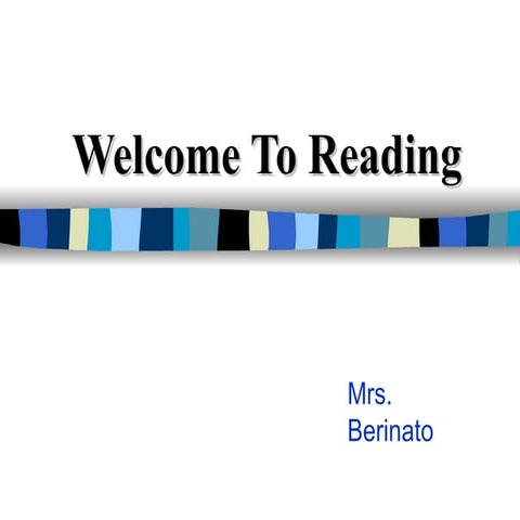 Reading | PPT | Homework and Study | Education