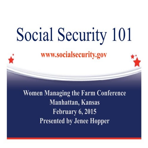 Social Security 101 | PDF