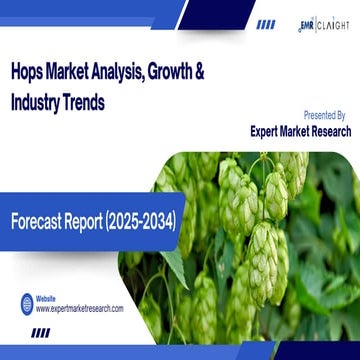 Hops Market Trends & Growth Analysis 2025-2034 | PDF