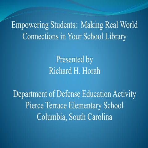 Empowering Students: Making Real World Connections in Your School ...