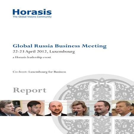 Horasis Global Russia Business Meeting 2012 | PDF | Business Expos ...