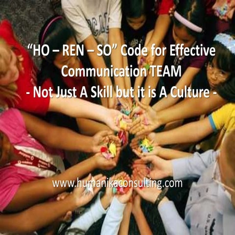 Ho – ren – so | PPSX