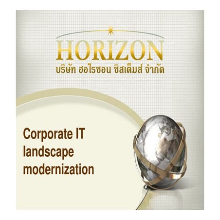 Horizon Systems Limited corporate presentation | PDF