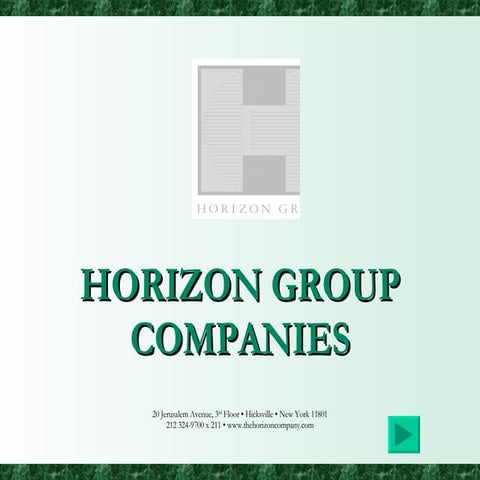 Horizon Group Presentation | PPT
