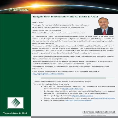 Horizon Horton Newsletter vol 1 issue 2 Dec2012 | PDF