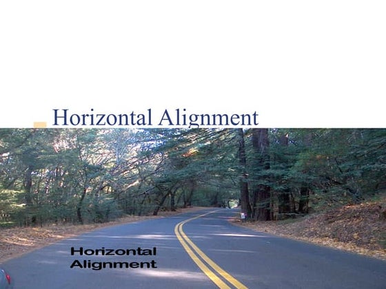 Vertical Alignment in road design | PPT