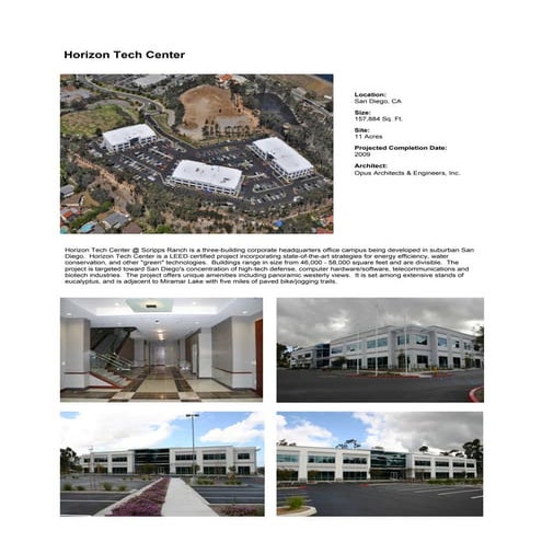 Horizon Tech Center | PDF