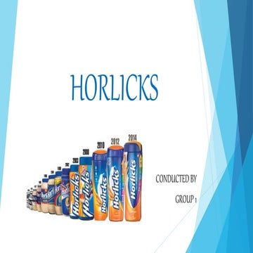Horlicks | PPTX | Food & Drink