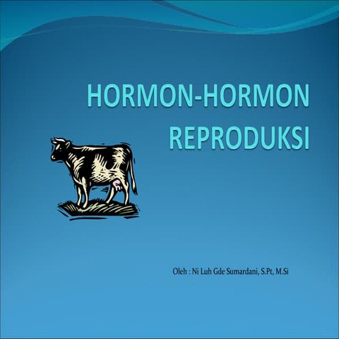 Anatomi reproduksi jantan dan betina pada sapi dan babi | PPTX