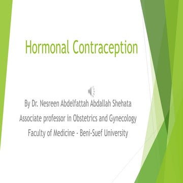 Hormonal contraception | PPTX