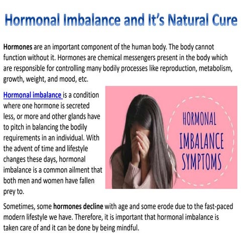 Hormonal Imbalance and It’s Natural Cure | PPTX