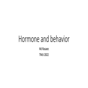 hormone and behaviour.ppt