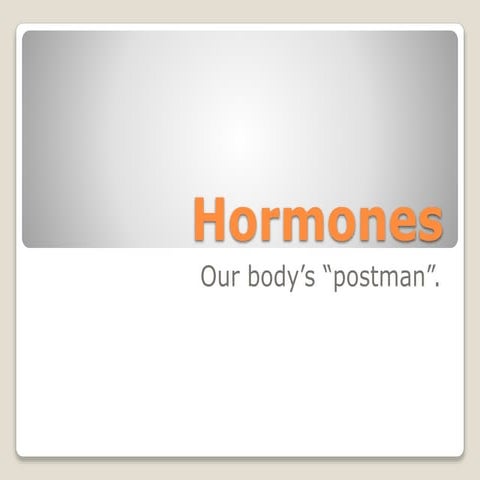 Hormones | PPTX