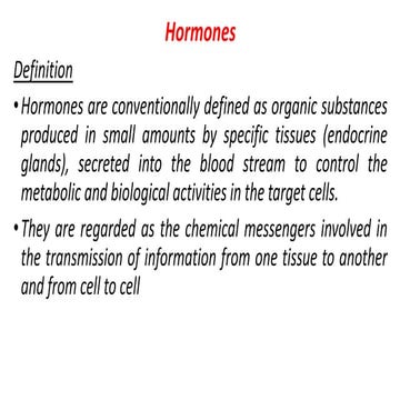Hormones | PPTX