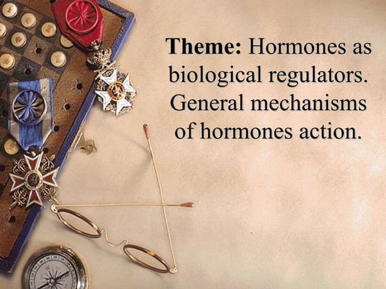 Mechanism of action of hormone | PPT