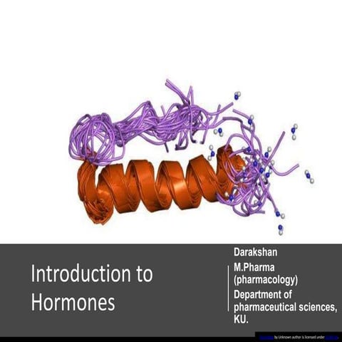 Hormones.pptx this ppt is related to harmones harmones play an ...