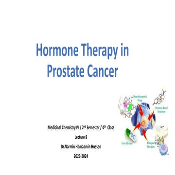 Prostate Cancer/ Medicinal Chemistry | PDF