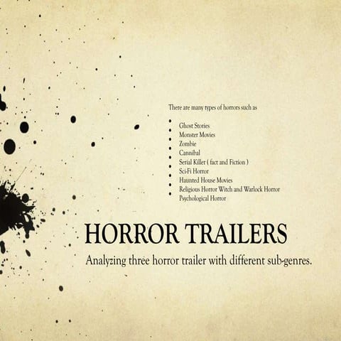 Horror | PPT