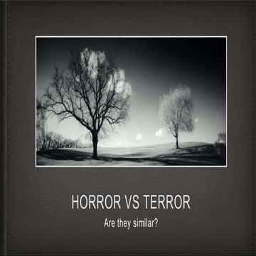 Horror | PPTX