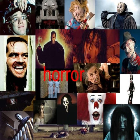 Horror collage | PPTX