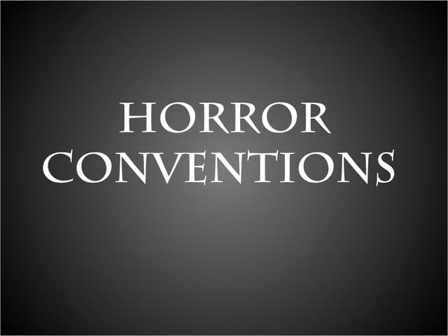 Possible ideas for Thriller Opening | PPT