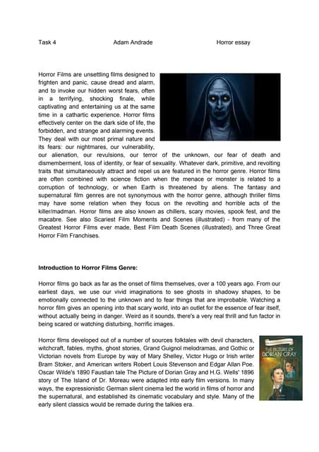 Horror genre conventions | PPT
