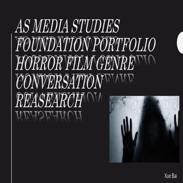 Horror film genre conversation reasearch | PPT