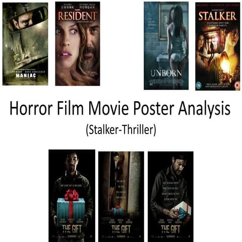 Horror Film Poster Analysis | PPT