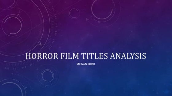 Spiderman (2002) - Title Analysis | PPT