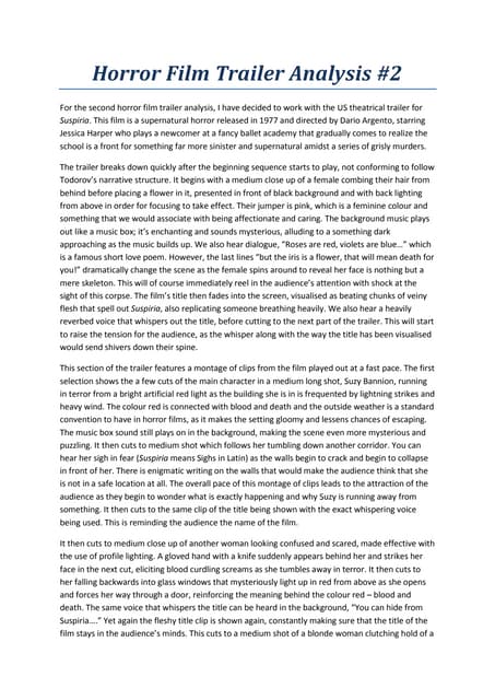 Stalker Scene Synopsis | PDF