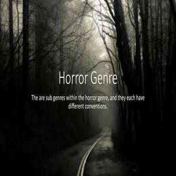 Horror genre | PPT