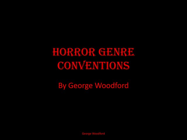 Scream opening scene analysis | PPTX | Horror | Genres